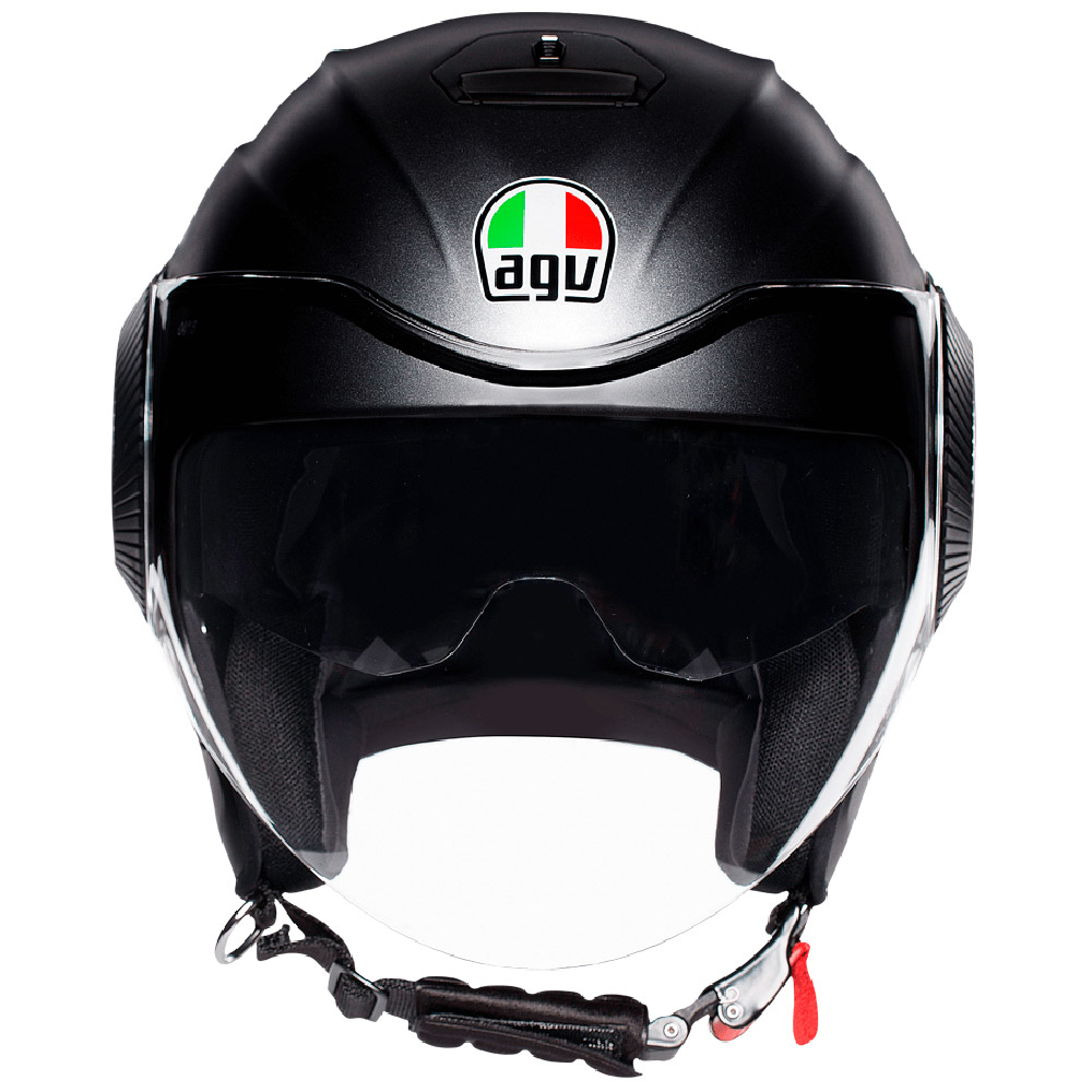 Jet Helmet AGV ORBYT MATT BLACK summer