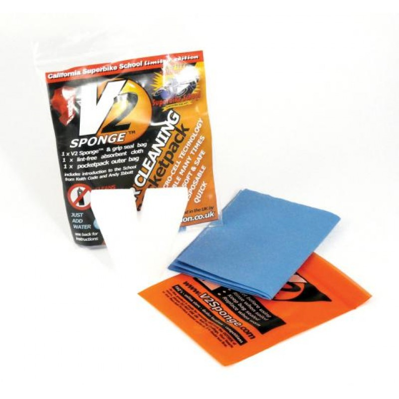 V2 ΚΙΤ ΚΑΘΑΡΙΣΜΟΥ ΖΕΛΑΤΙΝΑΣ NEUTRAL VISOR SPONGE GAS