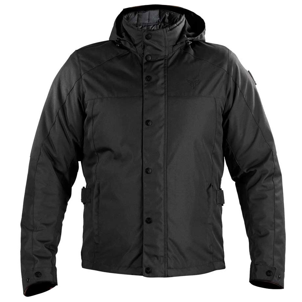 NORDCODE MILANO EVO OVERSIZE BLACK χειμερινό αδιάβροχο μπουφάν μηχανής