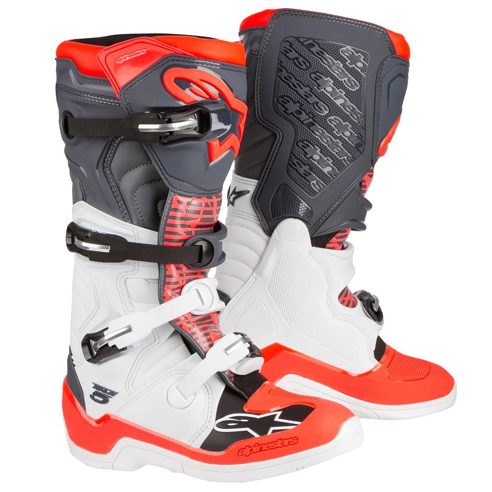 ALPINESTARS TECH 5 WHITE/GREY/RED
